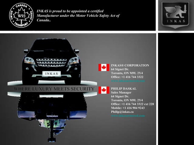 Inkas Armored Vehicle Manufacturing | PPT | Automotive Industry ...