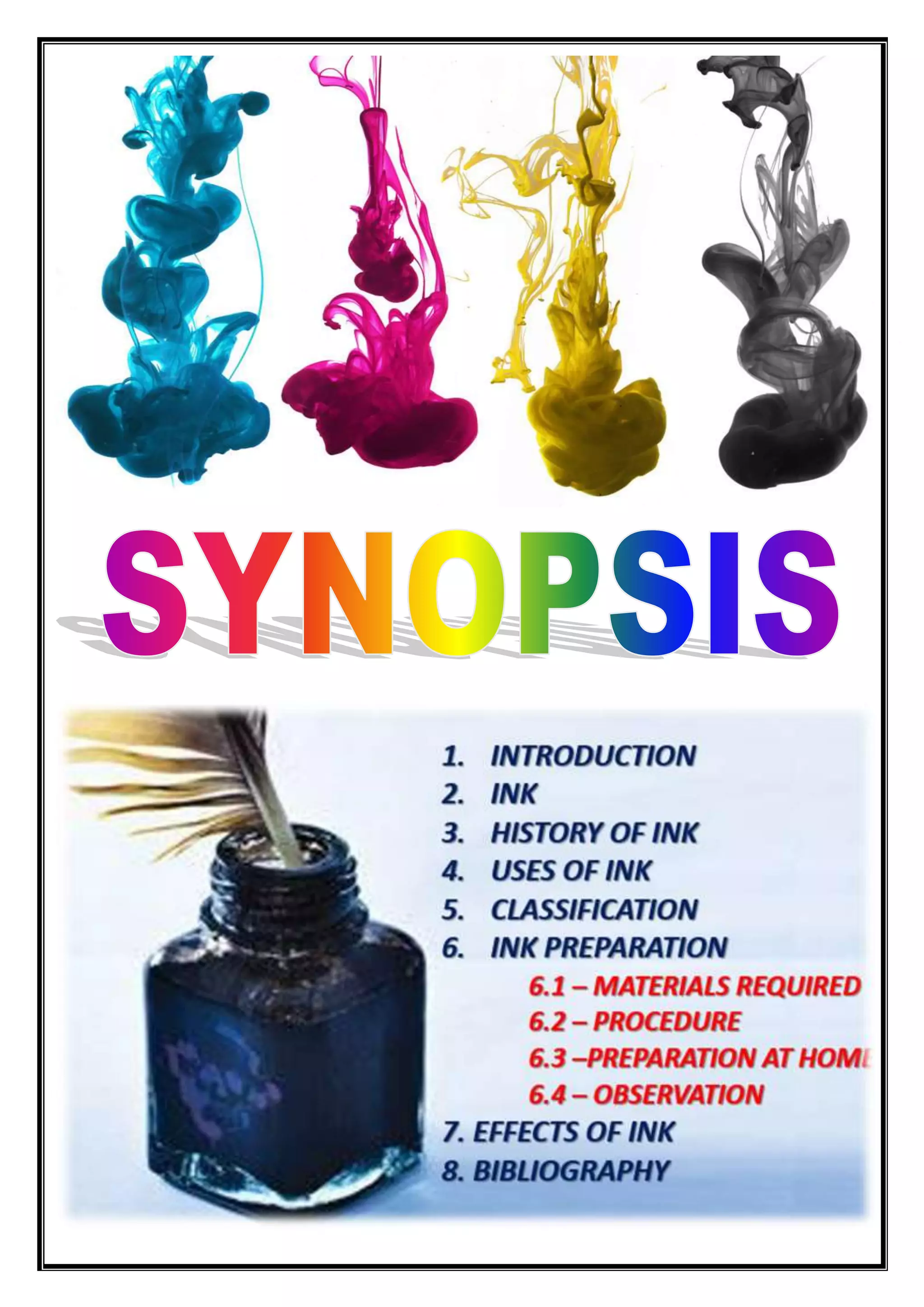 Ink Preparation by Rajalakshmi | DOCX