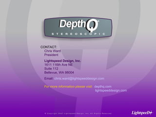 DepthQ s3D Project Examples | PPT | 3-D Graphics | Computer Software ...