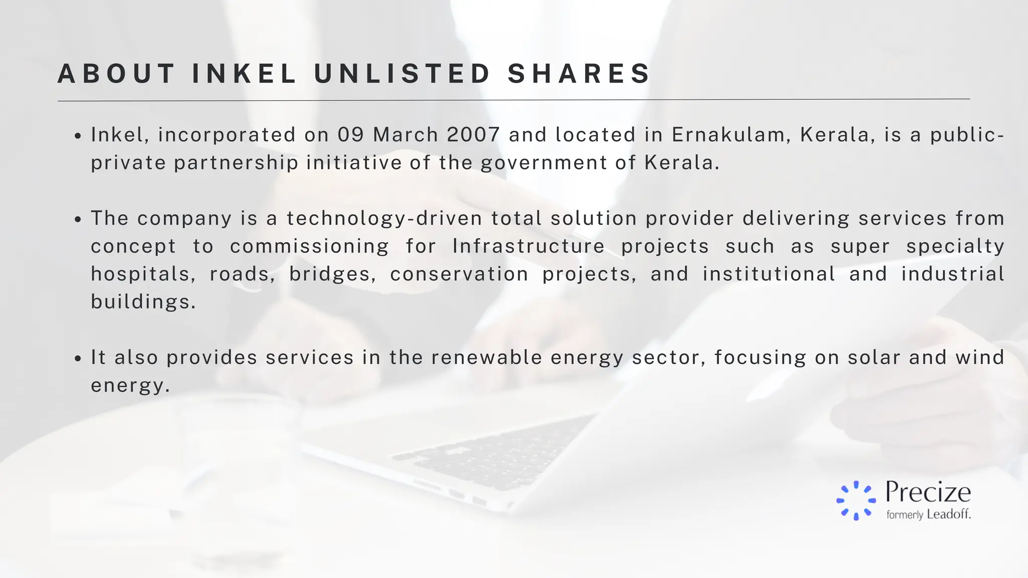Overview of Inkel Unlisted Shares Price. | PDF | Construction Industry | Industries