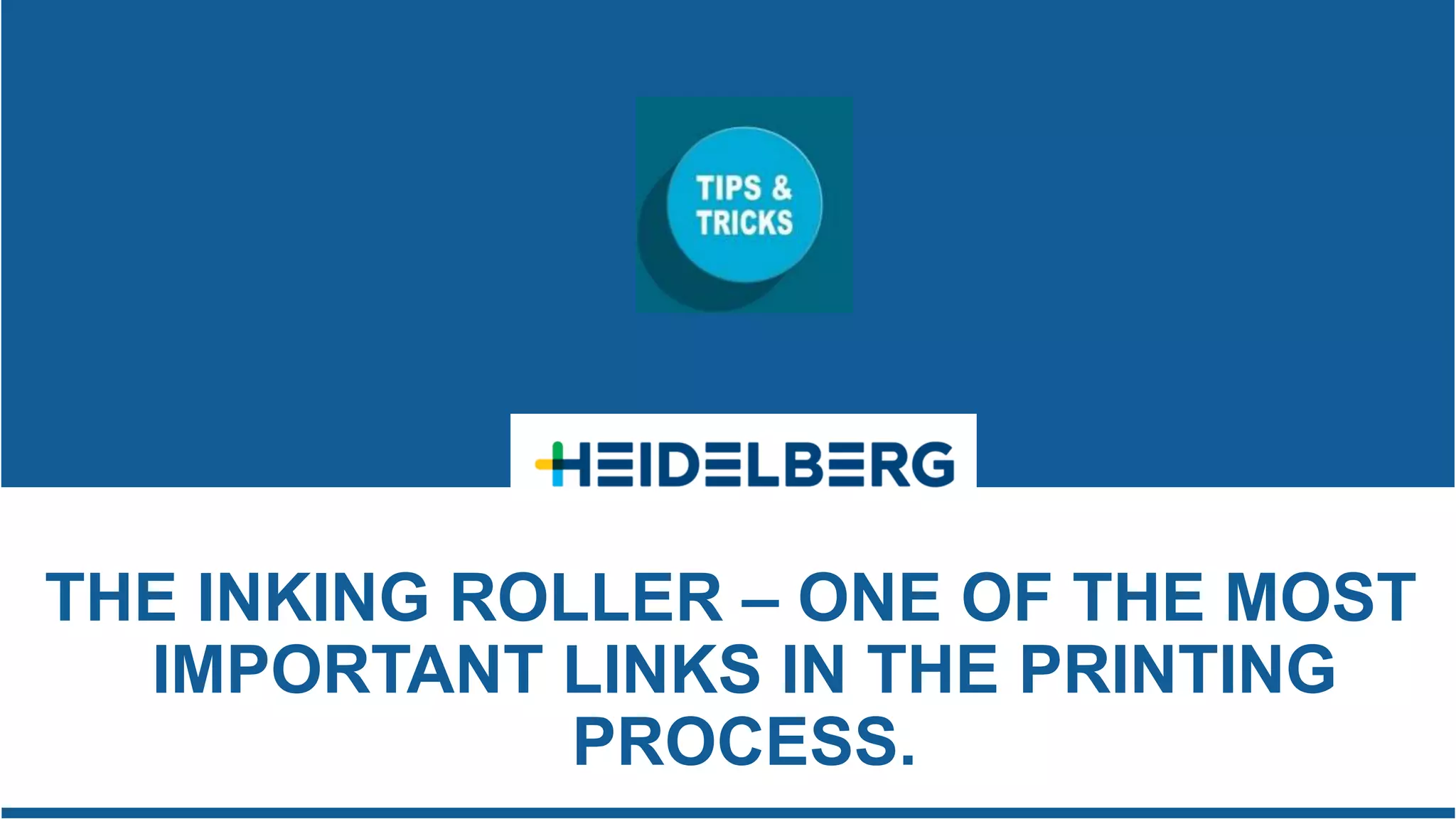 Inking roller | PPTX