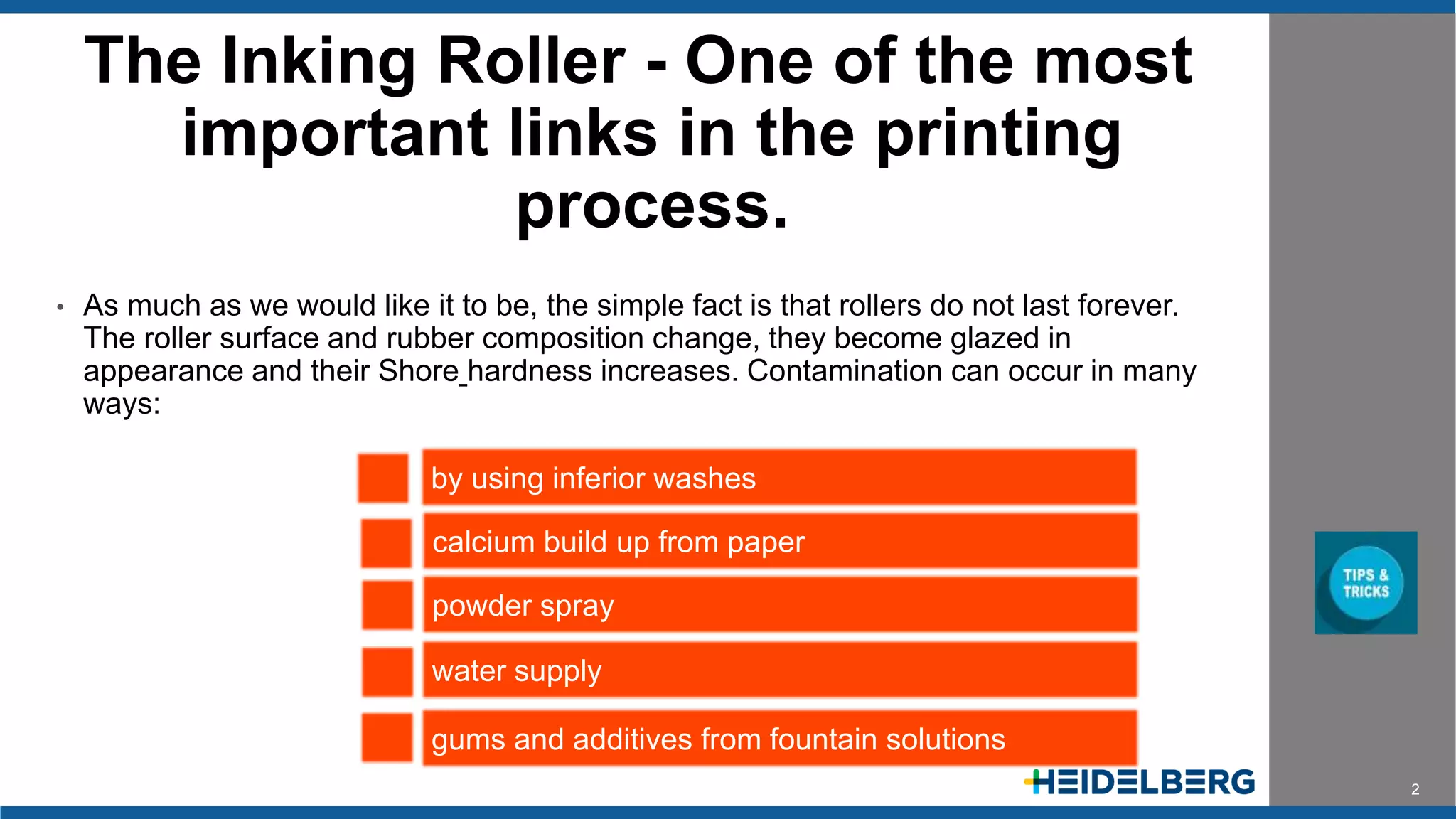 Inking roller | PPTX