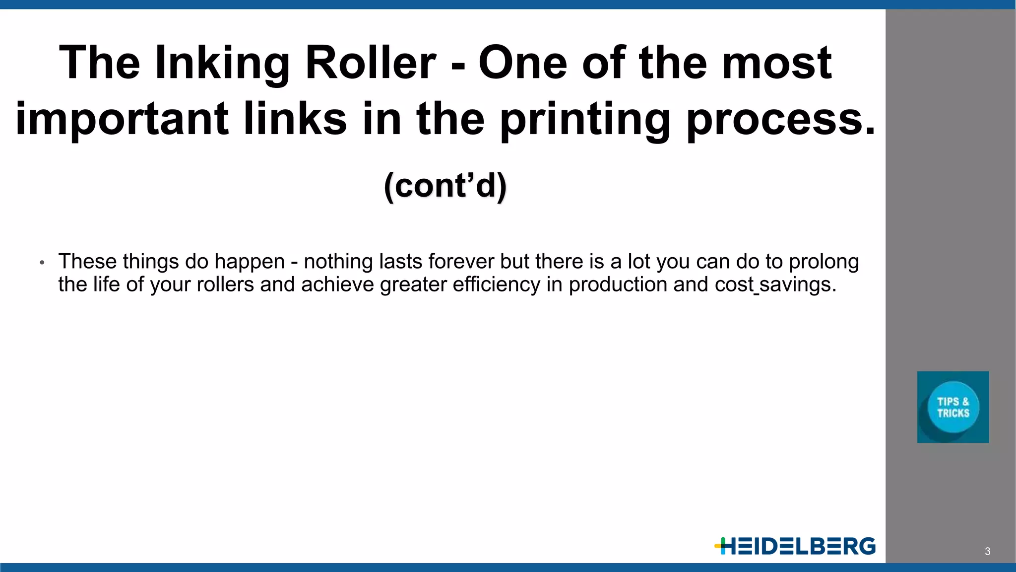 Inking roller | PPTX