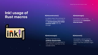 Encode x Polkadot Spring 2023 Hackathon: A Deep Dive into ink! and the Astar Ecosystem | PPT ...