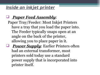 Ink jet and thermal printers | PPT