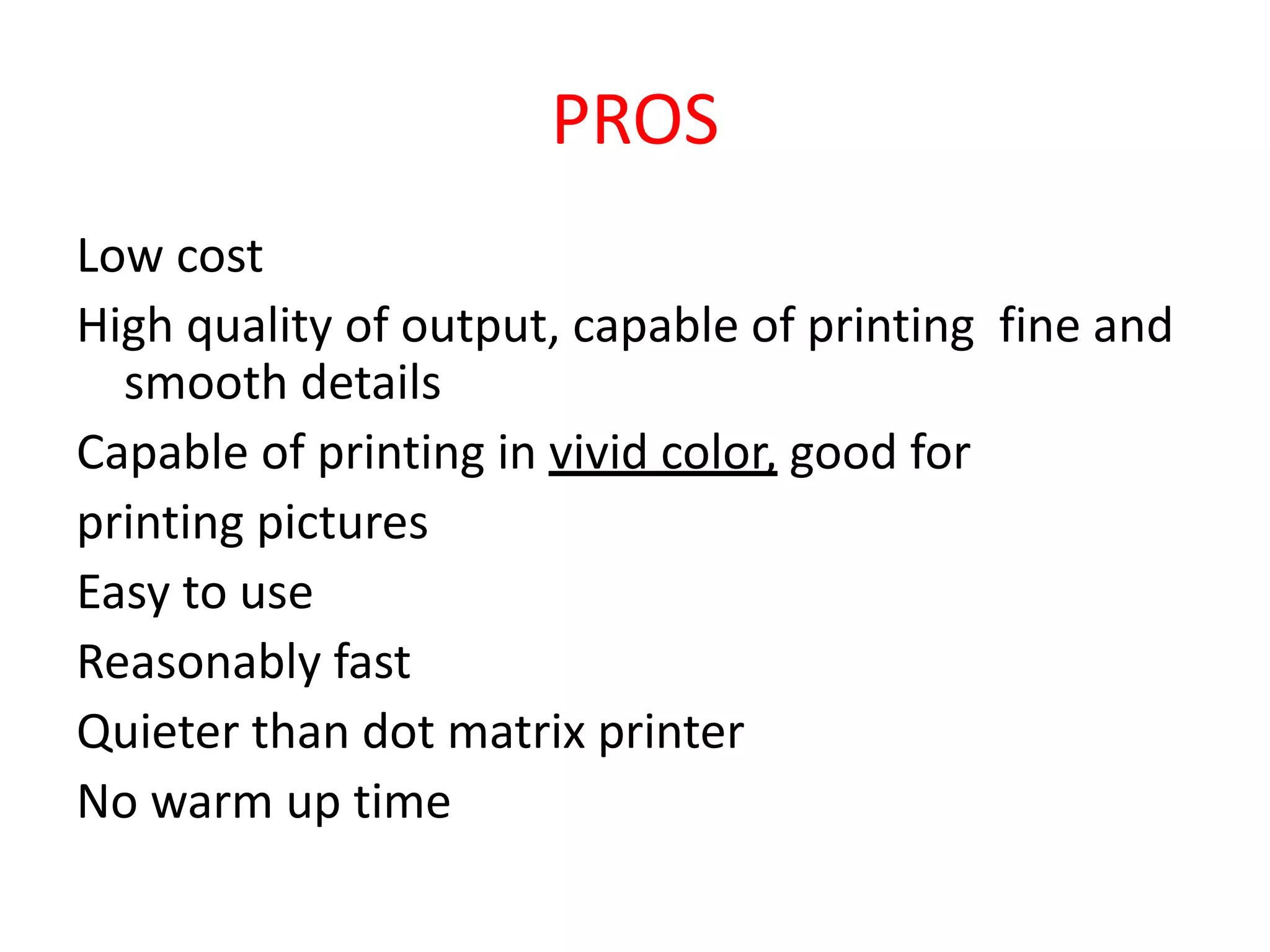 Ink jet printer | PPTX
