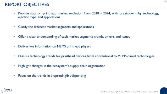 Inkjet printheads dispensing technologies and market landscape 2019 ...