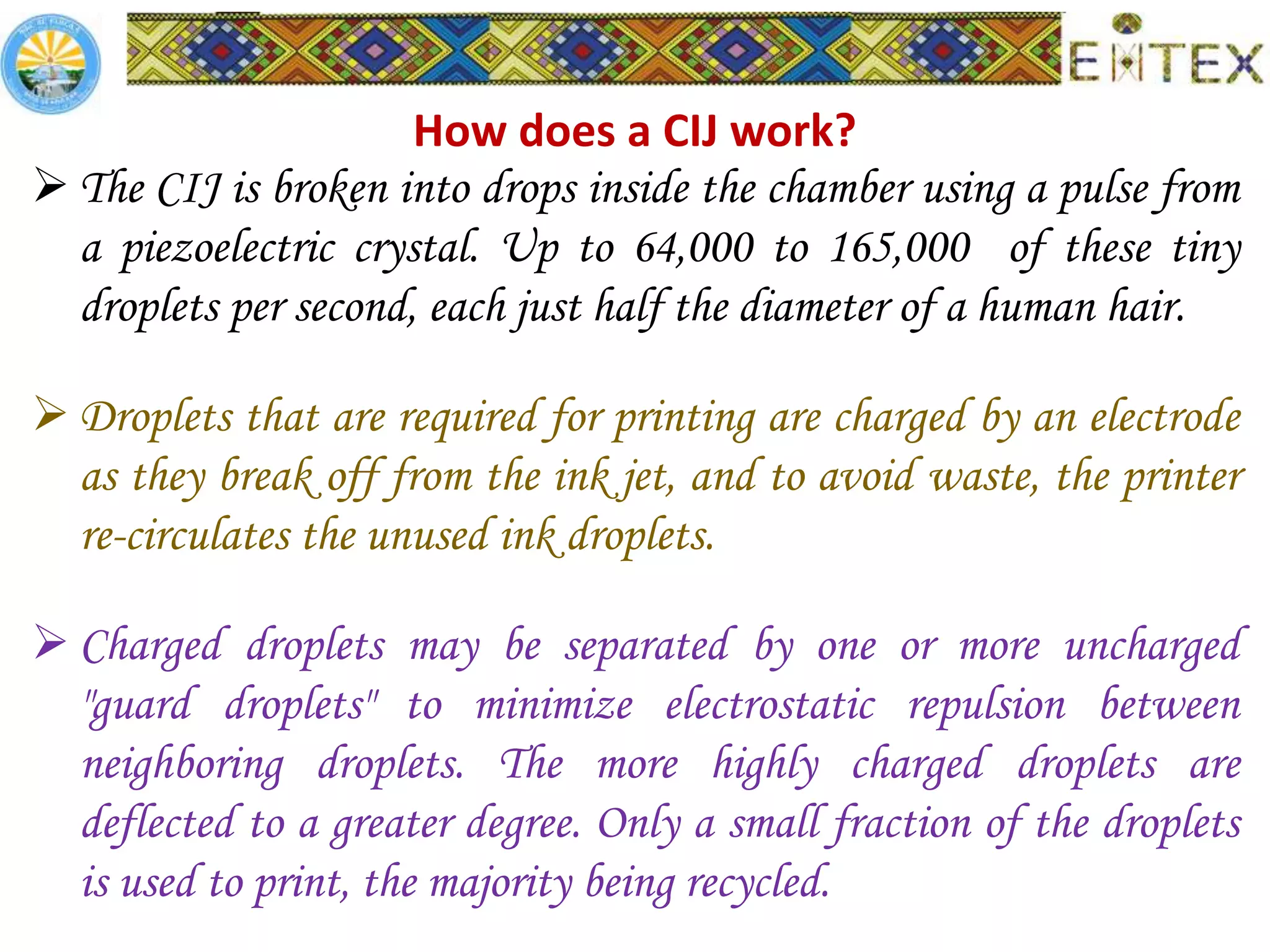 Continious Inkjet digital printing | PPTX