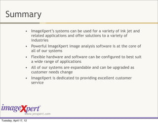 Inkjet test equipment | PDF