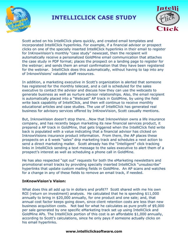 Inknowvision Case Study | PDF | Email | Internet