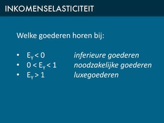 Inkomenselasticiteit | PPTX