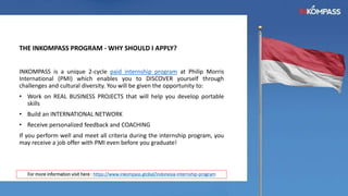 INKOMPASS INDONESIA - A Philip Morris International Internship Program ...