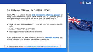 INKOMPASS NEW ZEALAND - A Philip Morris International Internship ...