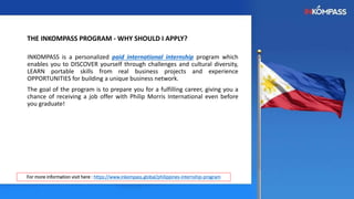 Paid International Internships for Students in Philippines - INKOMPASS ...