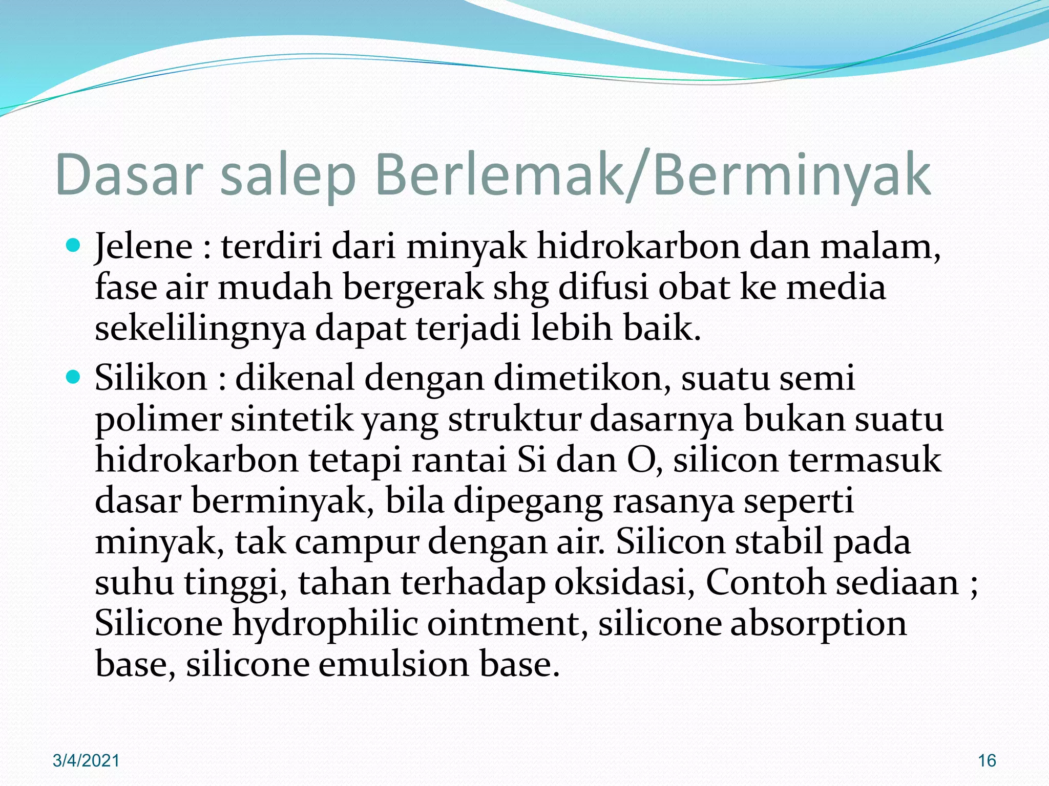 Inkompatibilitas salep | PPTX