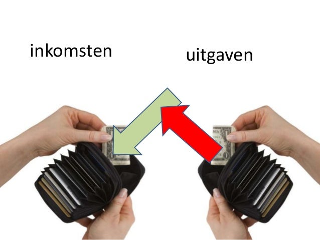 Inkomsten vs uitgaven