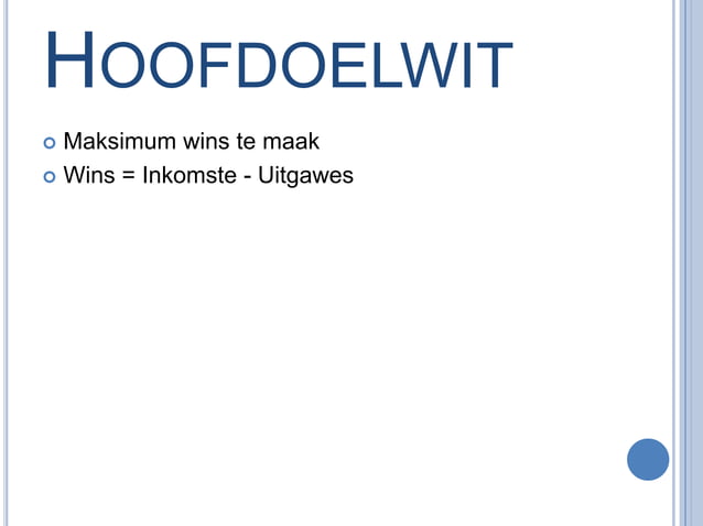 Inkomstesstaat - Graad 8 | PPTX
