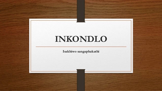 Inkondlo
