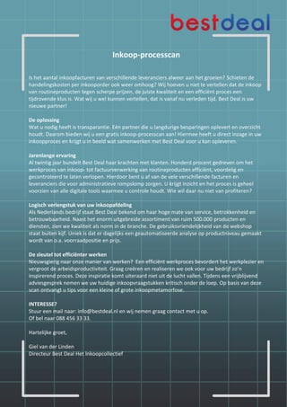 Inkoop processcan best deal inkoopcollectief | PDF