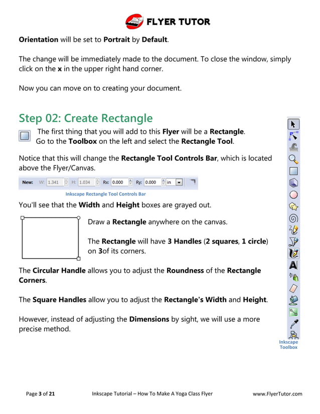 Inkscape Beginner Tutorial: How to Make a Yoga Class Flyer | PDF