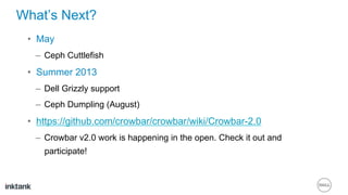 Wicked Easy Ceph Block Storage & OpenStack Deployment with Crowbar | PPT