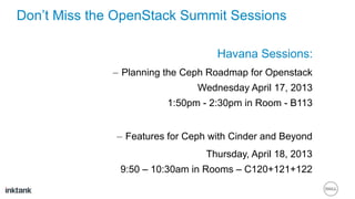 Wicked Easy Ceph Block Storage & OpenStack Deployment with Crowbar | PPT