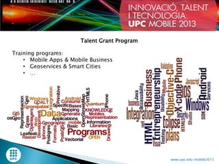 Projectes inLab en l'àrea de les comunicacions mòbils | PPT