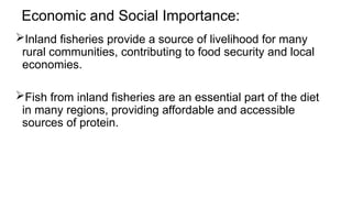 Inland-Fisheries and fishing gear presentation | PPTX
