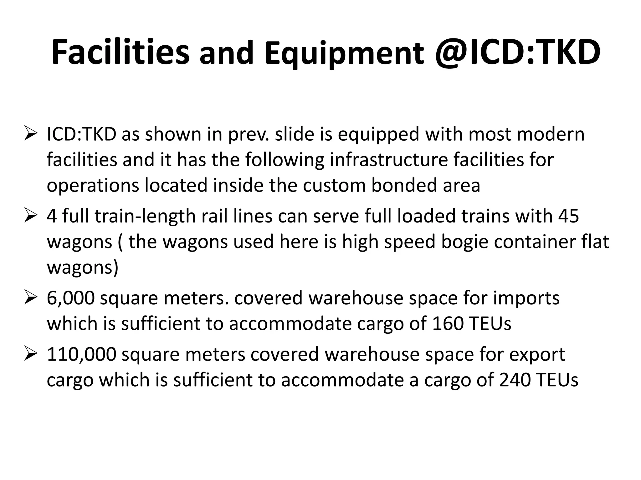 Inland container depot(icd) | PPTX