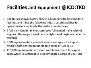 Inland container depot(icd) | PPTX
