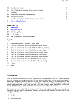 Inland waters rra report on nam mae hkok watershed eastern shan state ...