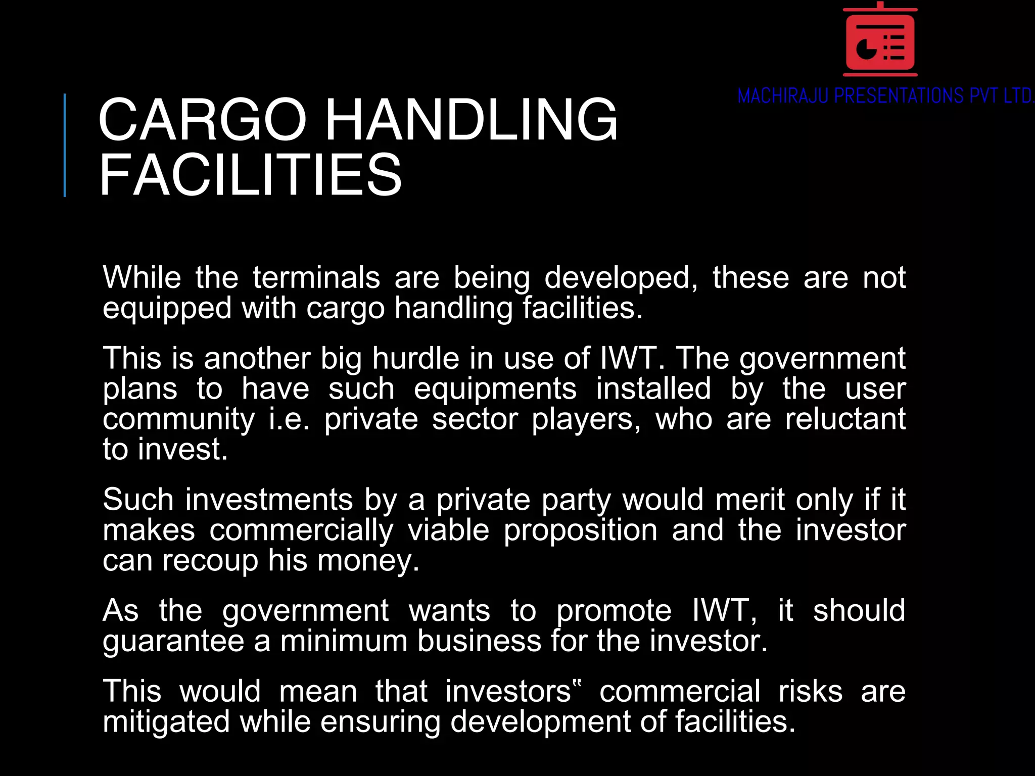 Inland Waterway Transportation (IWT) in INDIA | PPT