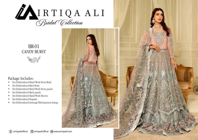 IRTIQA ALI BRIDAL COLLECTION 2021 | PPT