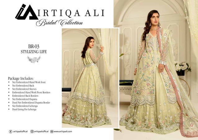 IRTIQA ALI BRIDAL COLLECTION 2021 | PPT