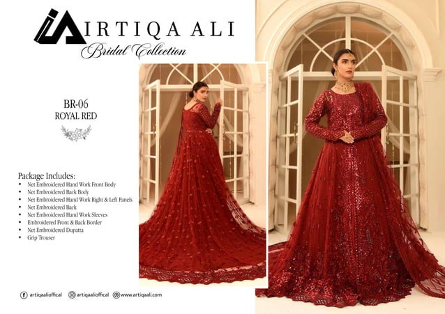 IRTIQA ALI BRIDAL COLLECTION 2021 | PPT