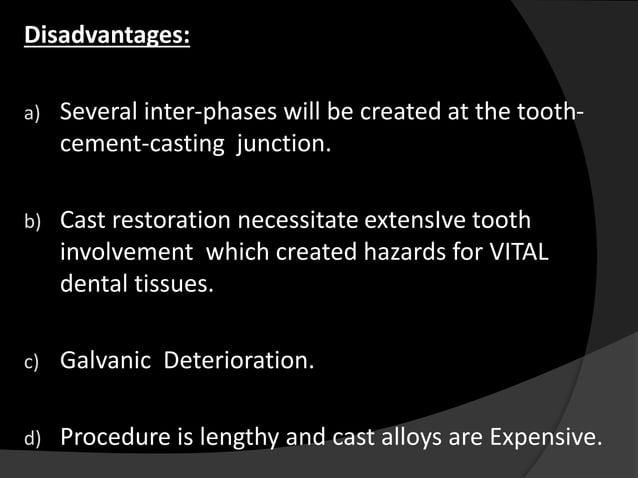 inlays and onlays, classification of inlays and onlays | PPTX | Dental ...