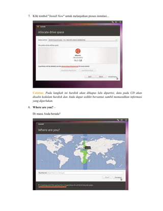 Cara instalasi-linux-ubuntu | PDF