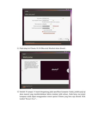 Cara instalasi-linux-ubuntu | PDF
