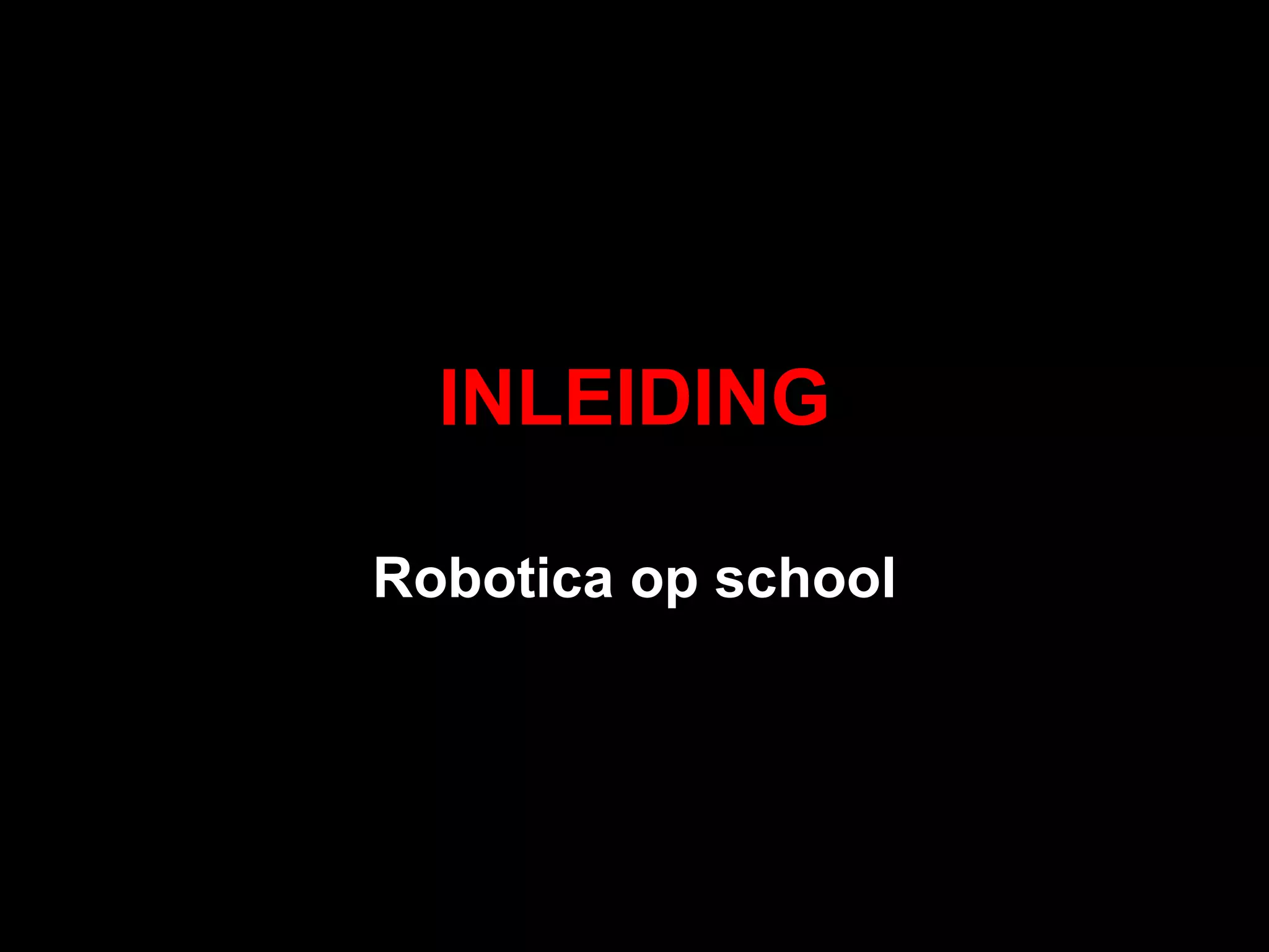 Inleiding robots enigma | PPT
