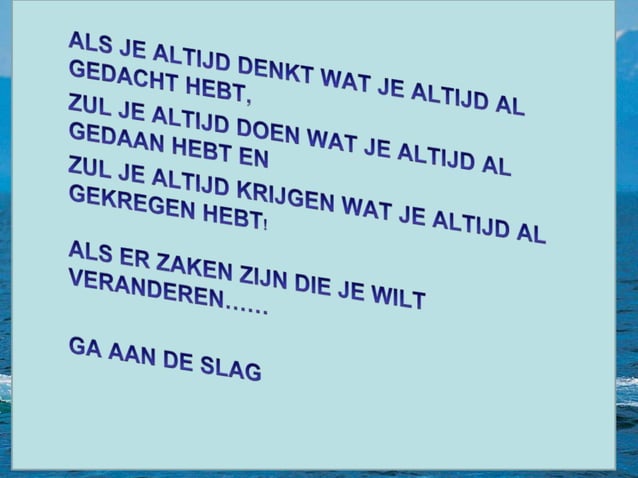 Inleiding leren reflecteren | PPT