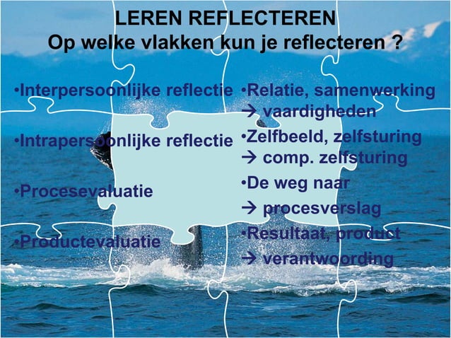 Inleiding leren reflecteren | PPT