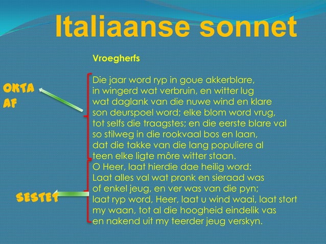 Inleiding tot poesie | PPTX