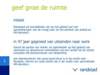 Randstad Organisatie | PPT