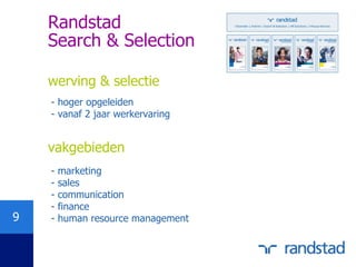 Randstad Organisatie | PPT