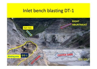 Inlet bench blasting at River bank | PPT