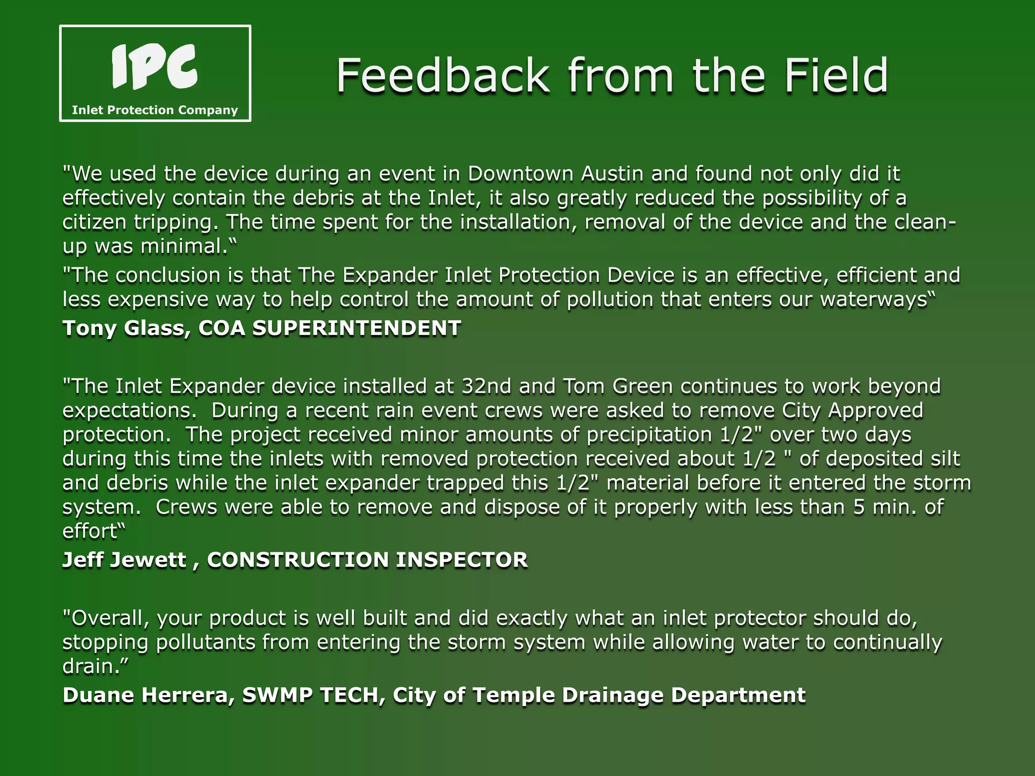 Inlet protection company | PPTX