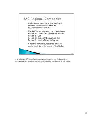 Medicare - CMS RAC Audit Presentation | PDF