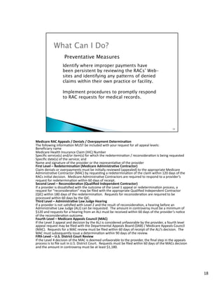 Medicare - CMS RAC Audit Presentation | PDF