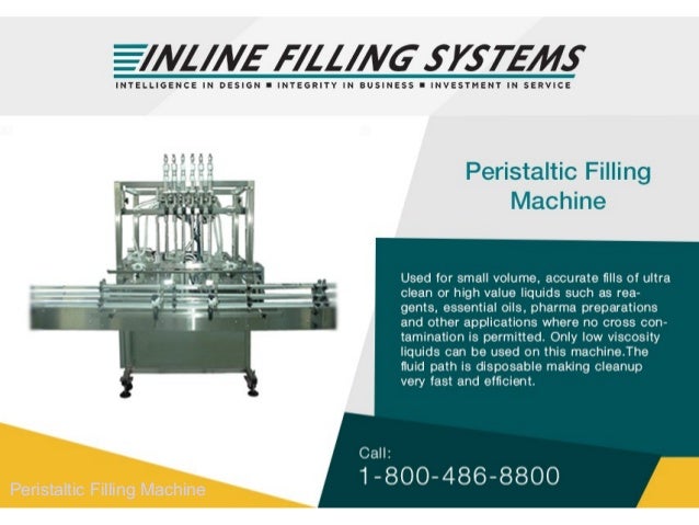 Types of Filling Machines