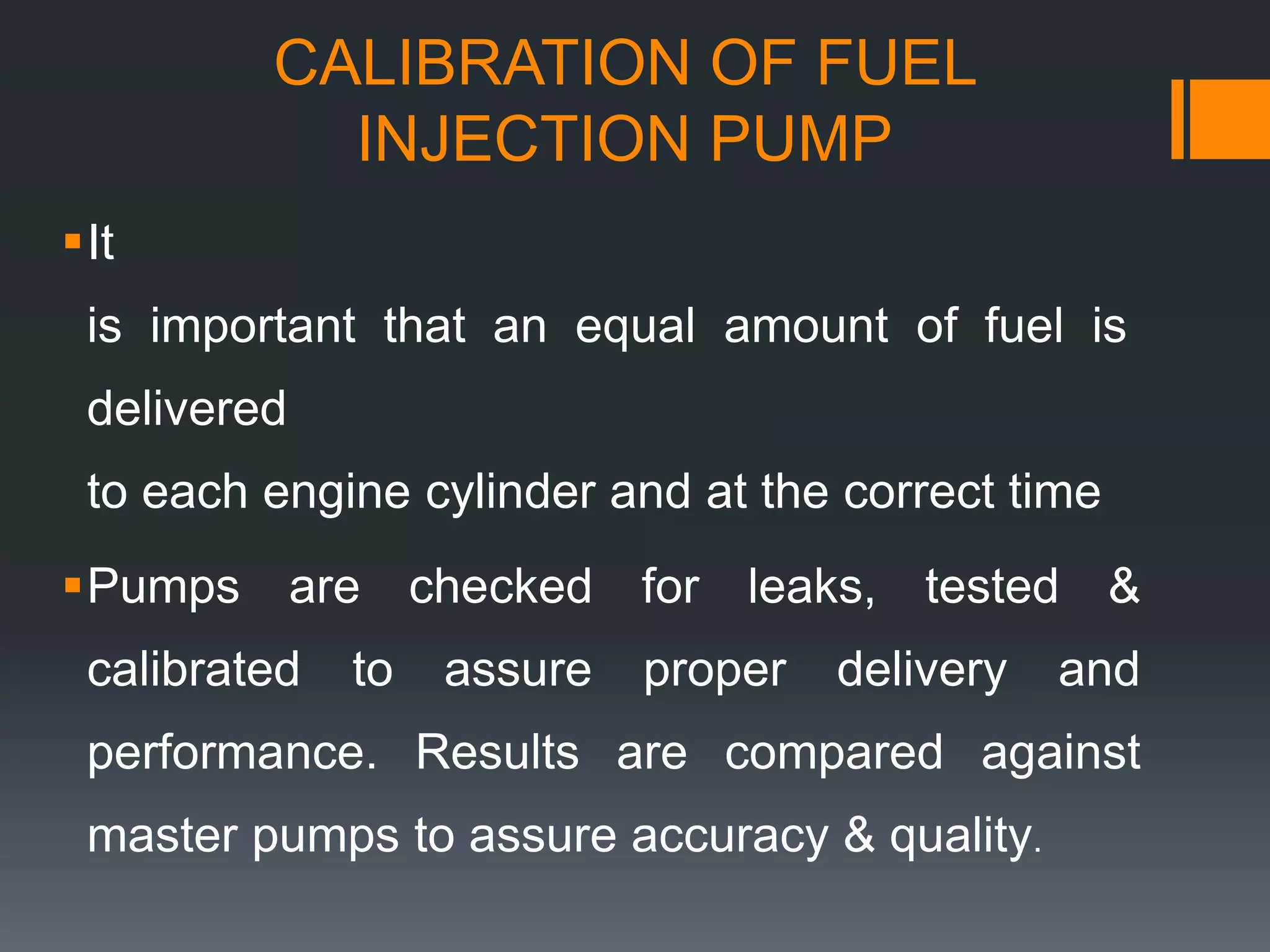 Inline Fuel Injuction Pump Pptx